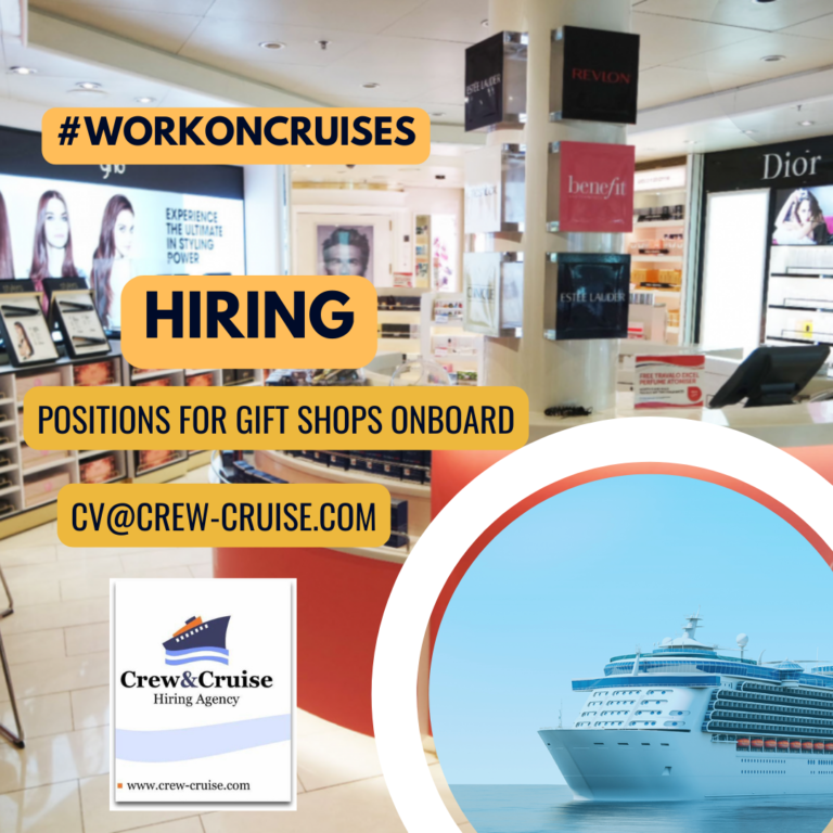 Sales assistants - Crew & Cruise
