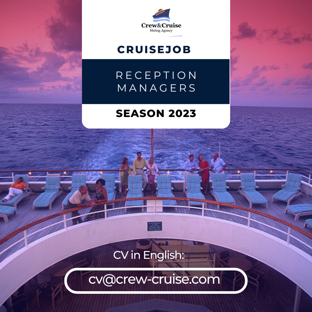 Cruise Jobs: Shore Excursion Managers, Receptions Managers, Doctors and ...